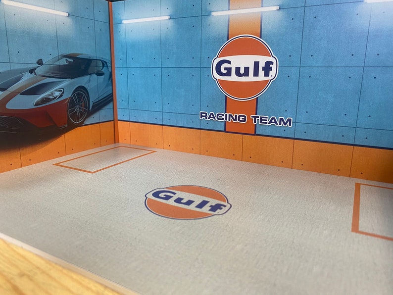 Gulf Diorama, 1:64 Diorama to Hot Wheels, Matchbox, Etc. Only Digital ...