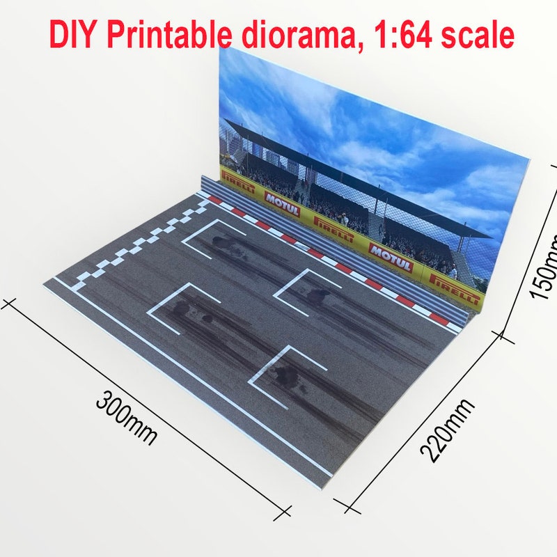 1/64 Race Diorama - Etsy UK