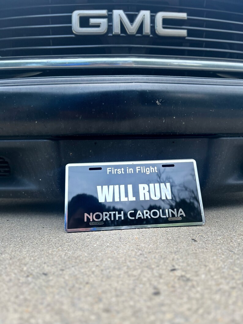 Custom North Carolina Plate - Etsy