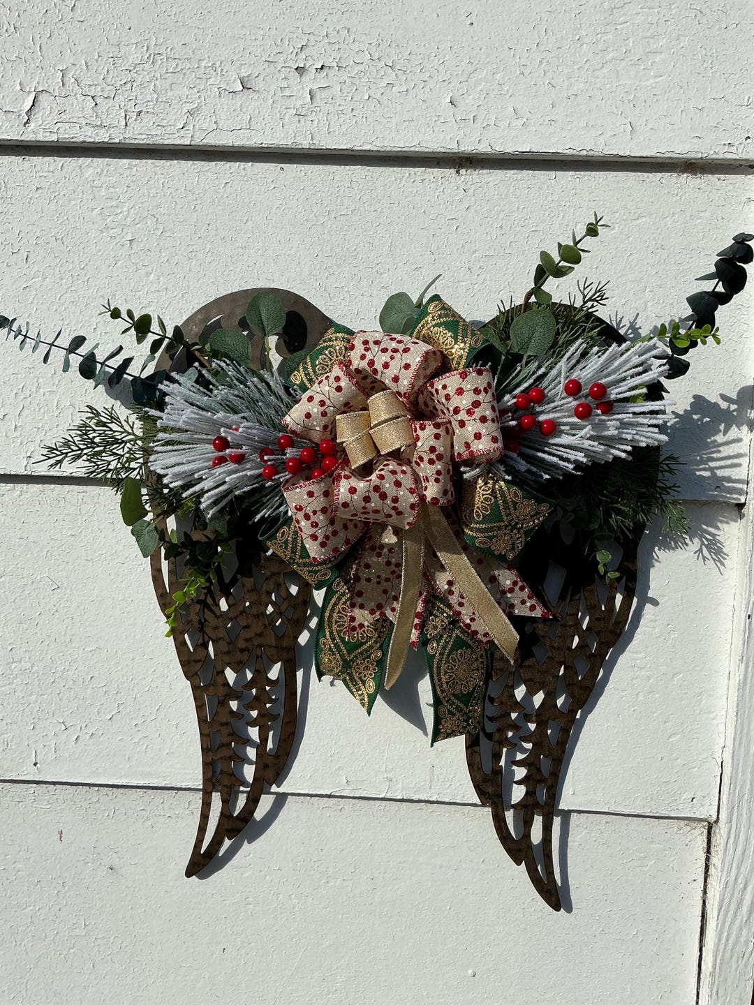 Rustic Christmas Angel Wings - Etsy