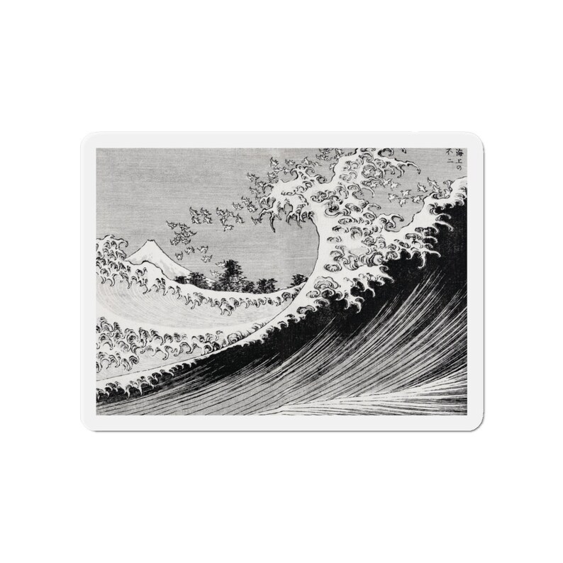 Magnet From 36 Views of Mount Fuji by Katsushika Hokusai 1835, Vintage ...