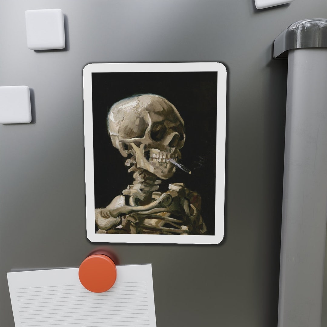 Vincent Van Gogh's head of a Skeleton With a Burning Cigarette 1886 ...