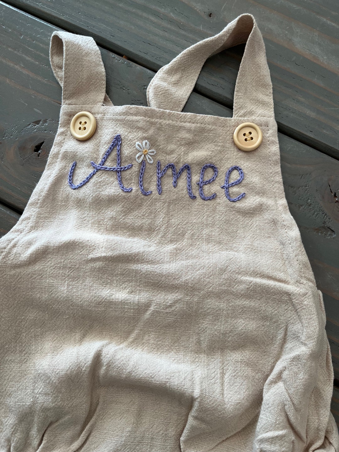 Hand Embroidered Overalls - Etsy