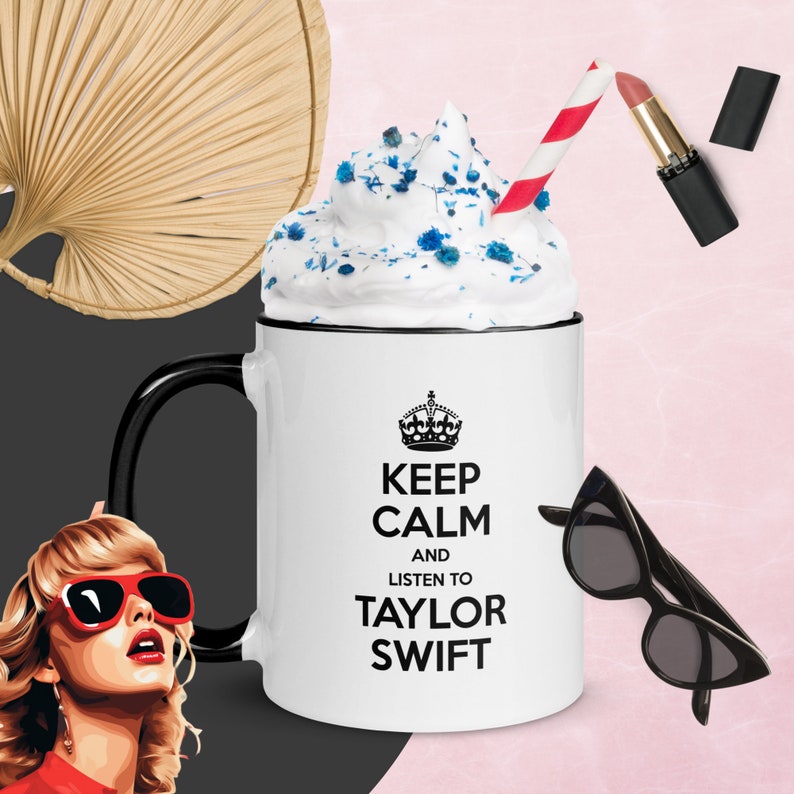 Taylor Swift Mug Keep Calm and Listen to Taylor Swift Mug, 11oz ...
