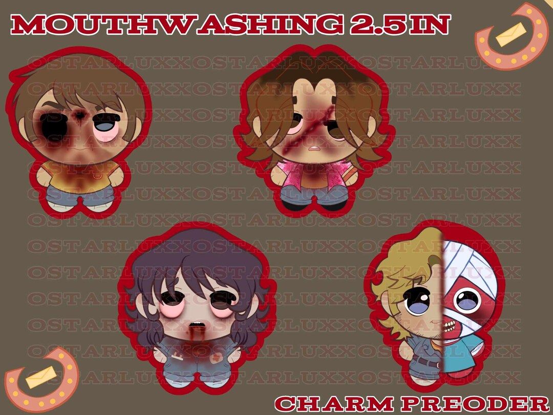 Bloody Mouthwashing Keychains - Etsy