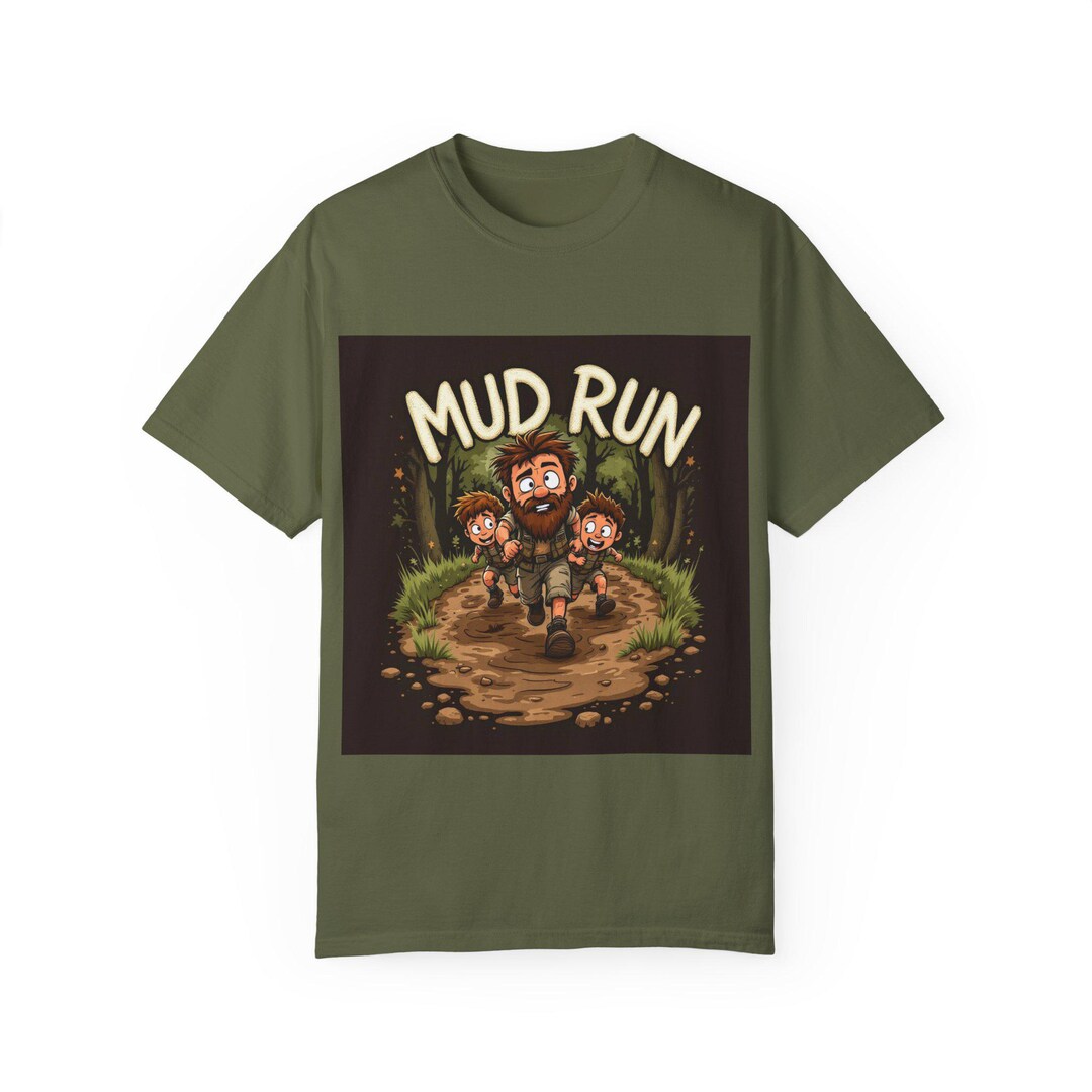 Adventure Mud Run Tee, Fun T-shirt for Outdoor Enthusiasts, Fitness ...