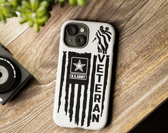 Proudly Served Vietnam Veteran Silicon Phone Case, Duty Honor Country ...