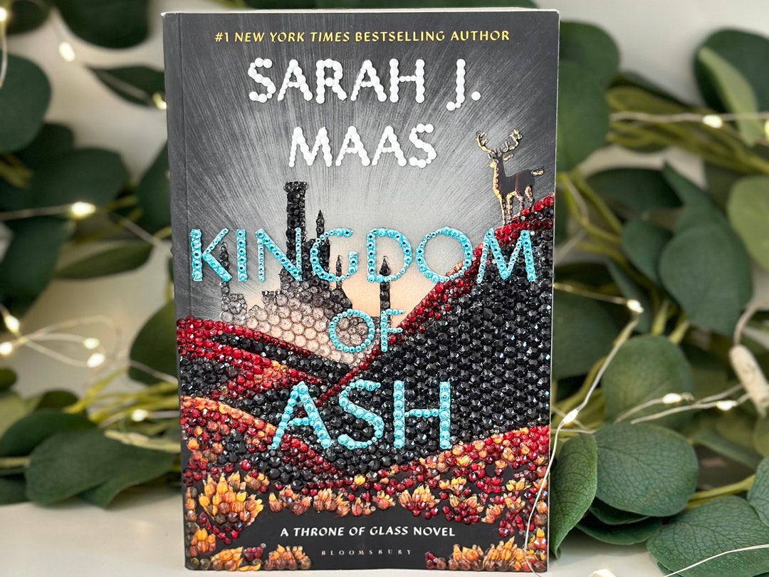 Kingdom of Ash Front Cover Only Bedazzled Special Edition Book With ...