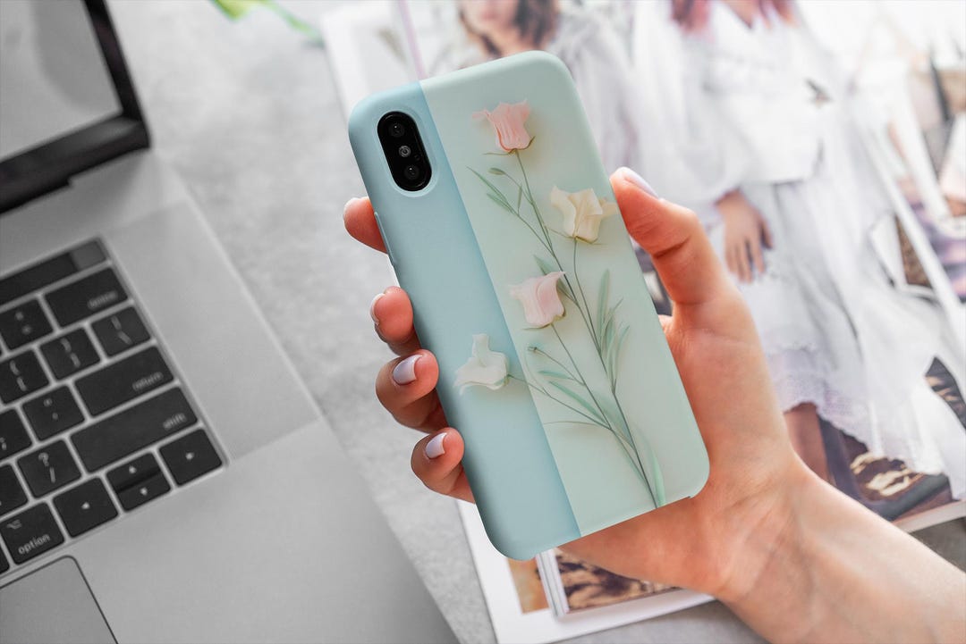 Wallflower, Simple, Beautiful, Simplistic, Pastel, Elegant Flower Phone ...