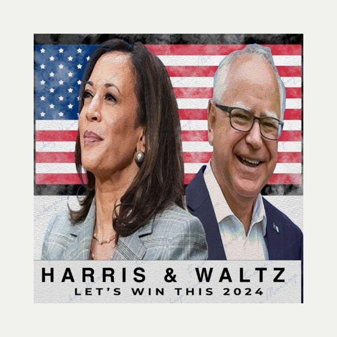 Kamala & Walz SVG Kamala for President Harris Walz 2024 Madam President ...