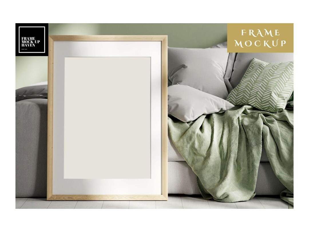 Frame Mockup Vertical Digital Mockup Frame for Posters, Art Prints. DIN ...