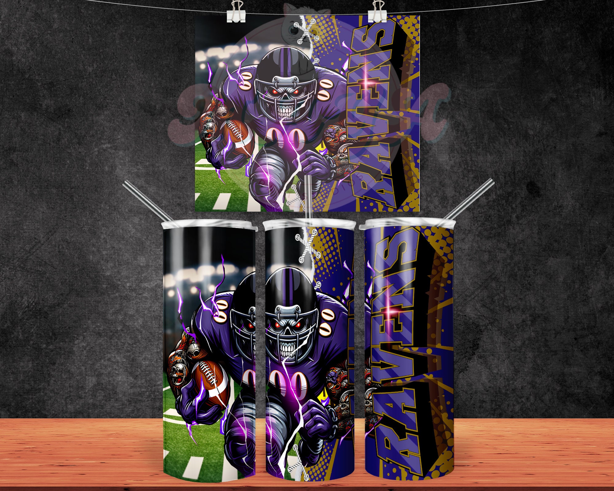 Raven 20oz Skinny Tumbler Sublimation Designs, 20oz Skinny Tumbler for ...