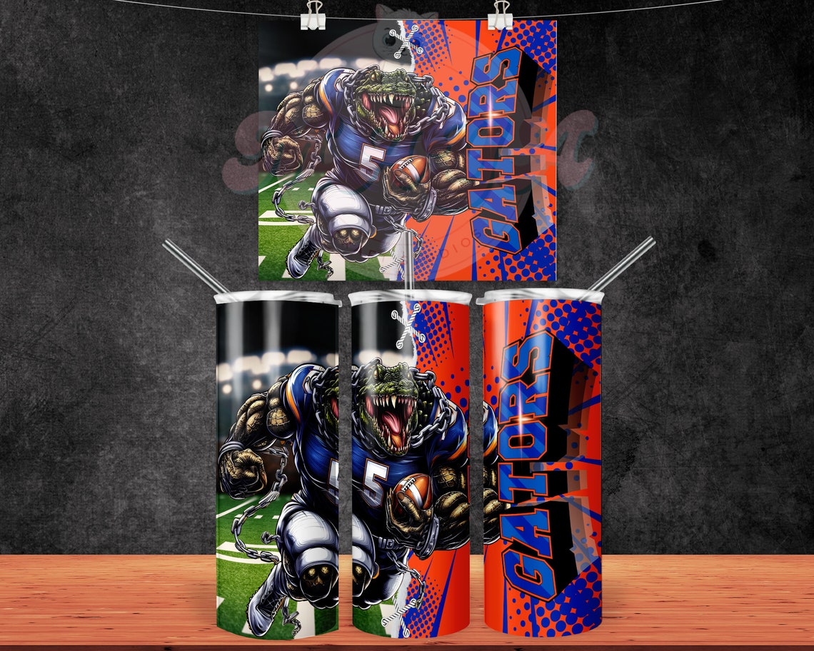 Gator 20oz Skinny Tumbler Sublimation Designs, 20oz Skinny Tumbler for ...