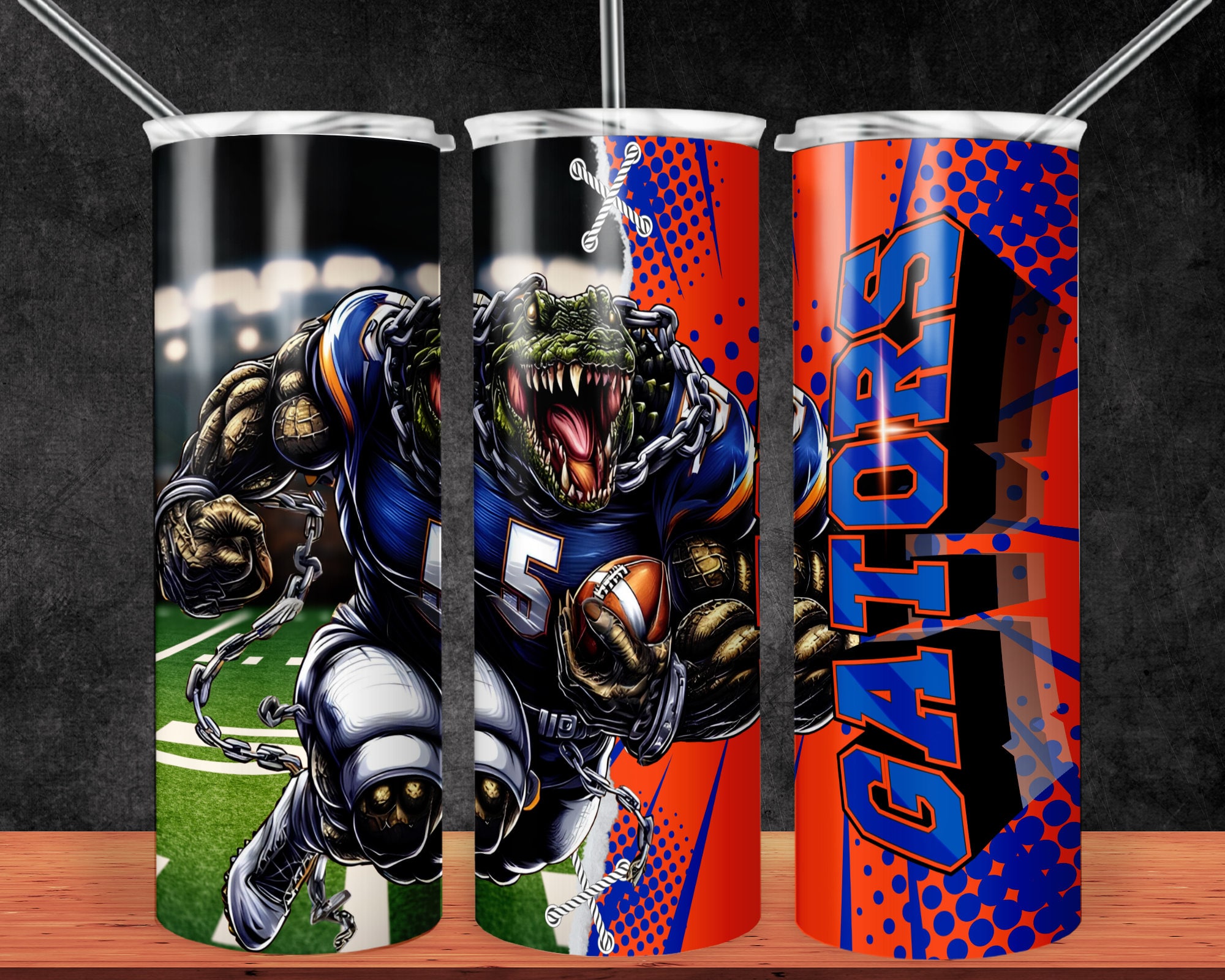 Gator 20oz Skinny Tumbler Sublimation Designs, 20oz Skinny Tumbler for ...