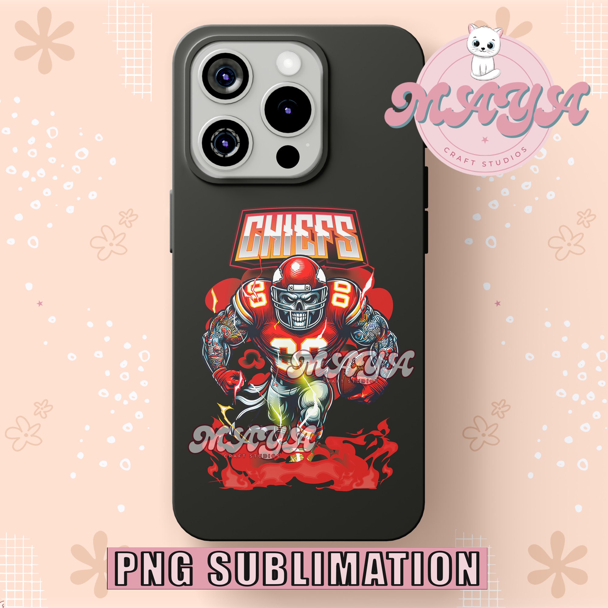 Chief Mascot PNG Sublimation, Team Clipart, Printable Design, Game Day ...