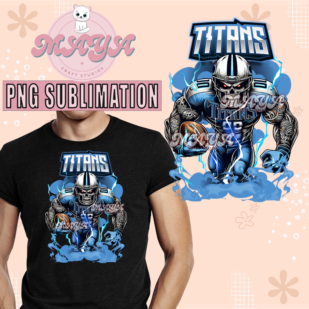 Titan Mascot PNG Sublimation, Team Clipart, Printable Design, Game Day ...