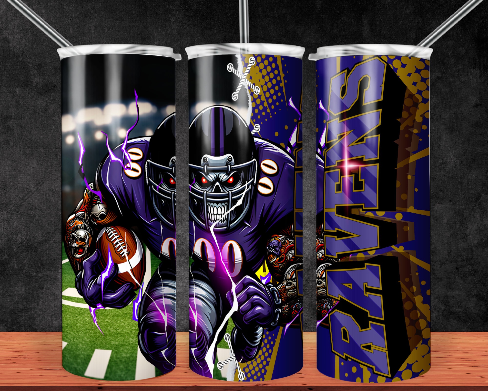 Raven 20oz Skinny Tumbler Sublimation Designs, 20oz Skinny Tumbler for ...