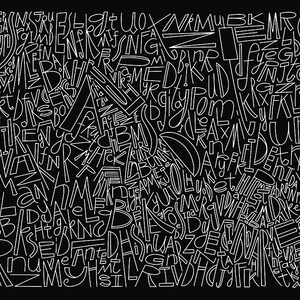 Typographic Doodle 1 #typodle - Coloring Wallpaper #procreate # ...