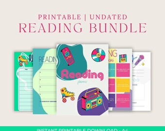 WOODLAND READING PLANNER | Kids Reading Planner | Teens Reading Planner ...