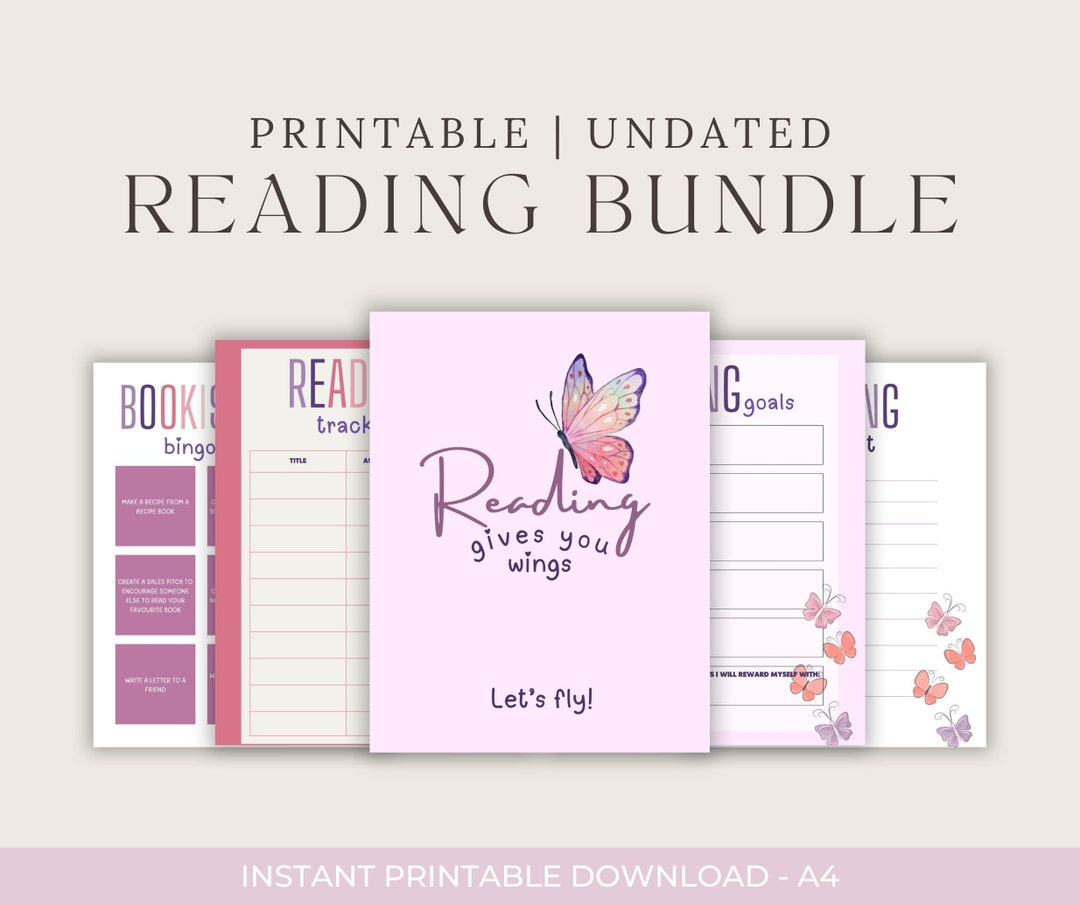 READING PLANNER | Kids Reading Planner | Teens Reading Planner ...