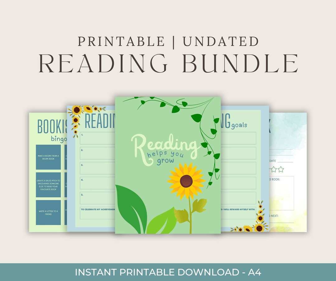 READING PLANNER | Kids Reading Planner | Teens Reading Planner ...