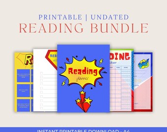 WOODLAND READING PLANNER | Kids Reading Planner | Teens Reading Planner ...