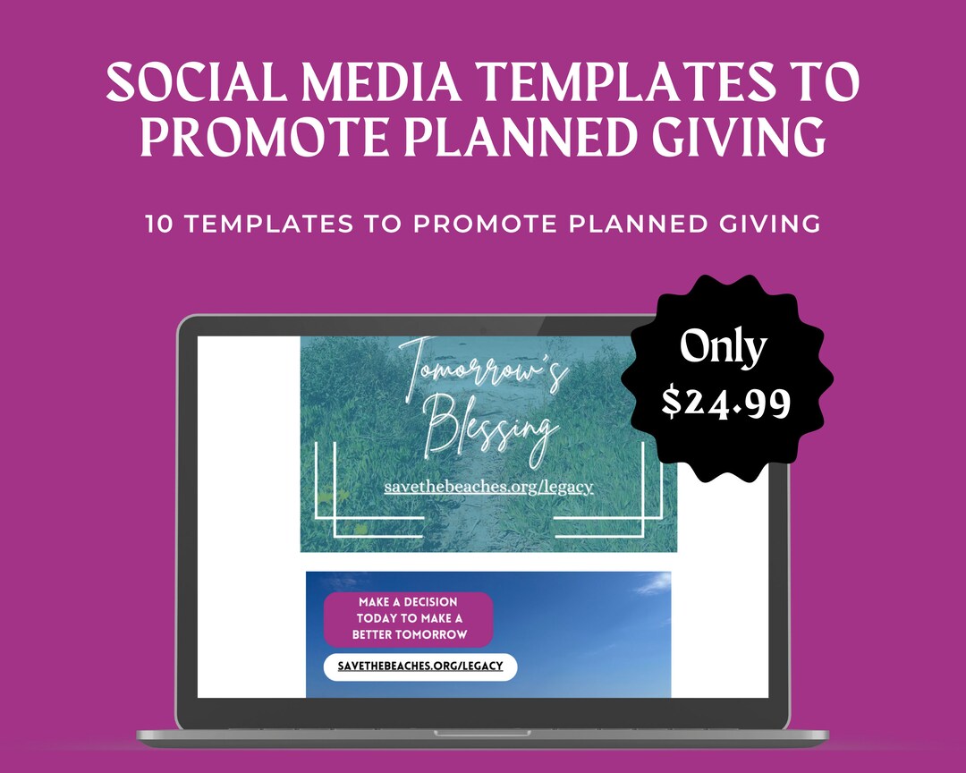 Social Media Planned Giving Post Templates 10, National Estate Planning ...