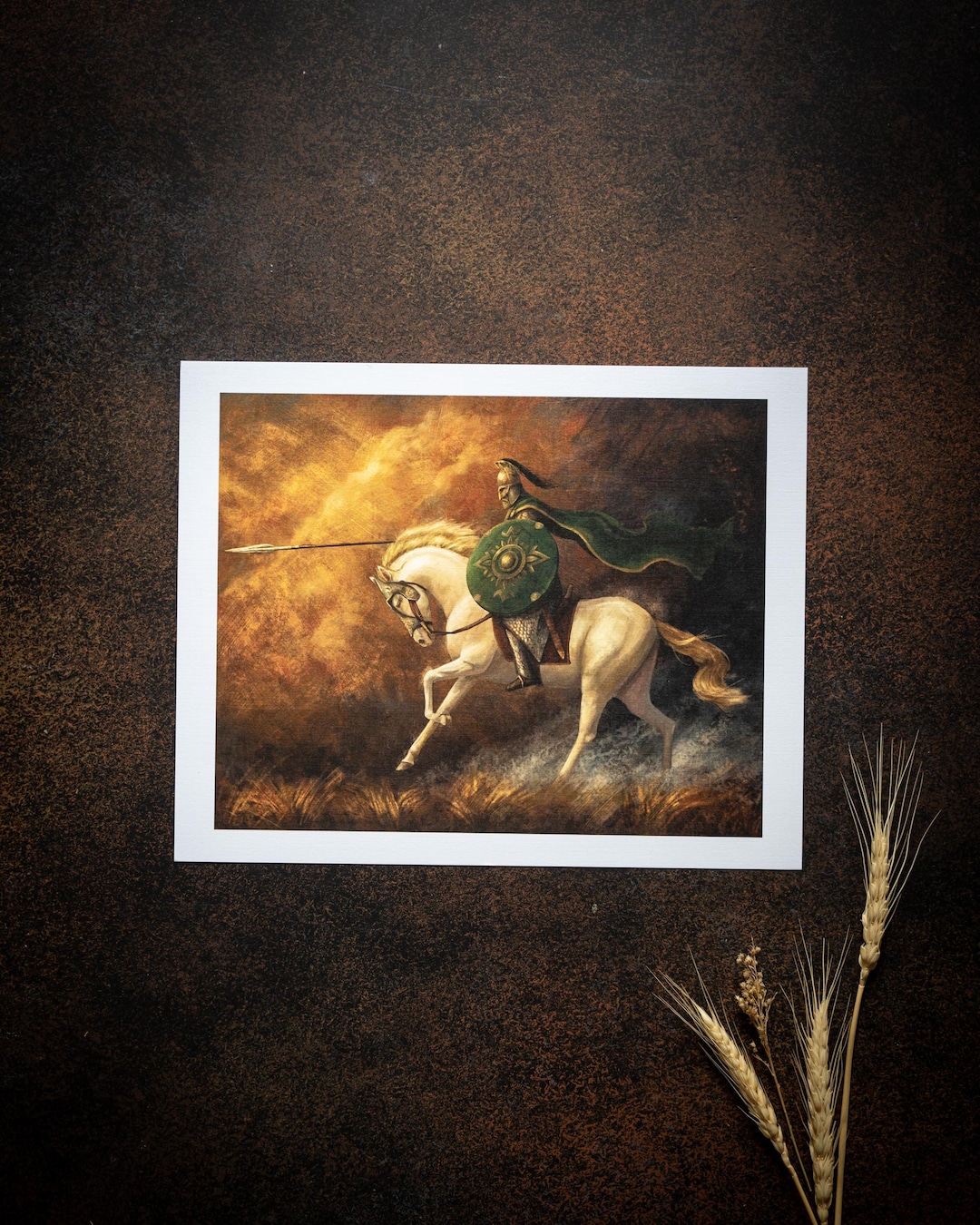 Rohan Royal Guard Signed Print by Sam Mckinnon Lotr Art Card, Lord of ...