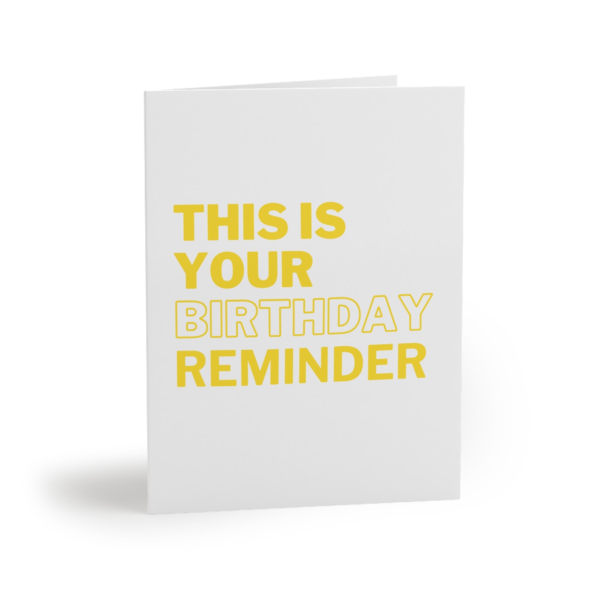 This is Your Birthday Reminder Dink Responsibly Pickleball Greeting ...