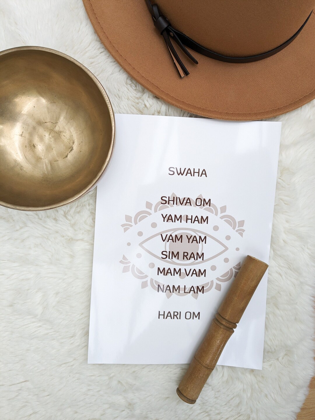 Chakra Mantra PRINTABLE Digital Print for Mantra Sadhana - Etsy