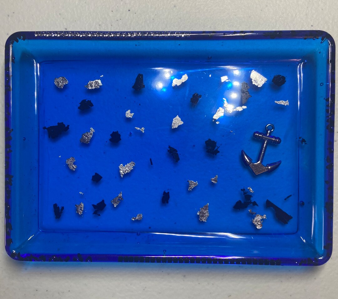 Blue Rectangle Anchor GVSU Tray - Etsy
