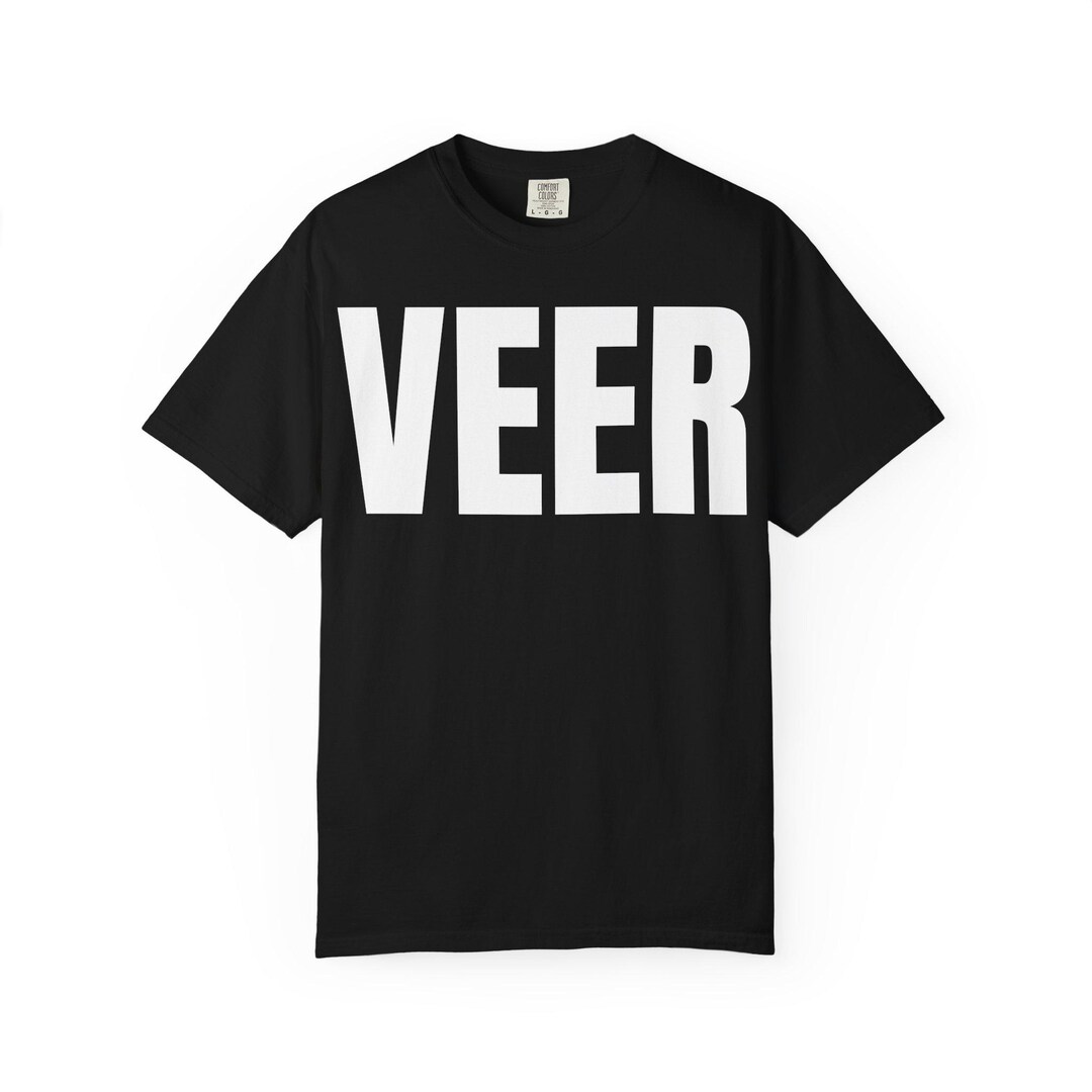 VEER T-shirt | Bold Text Graphic Tee - Etsy