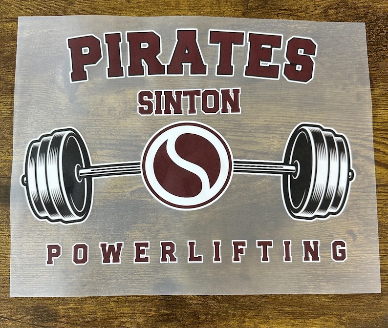 Sinton Pirates Powerlifting PNG File - Etsy