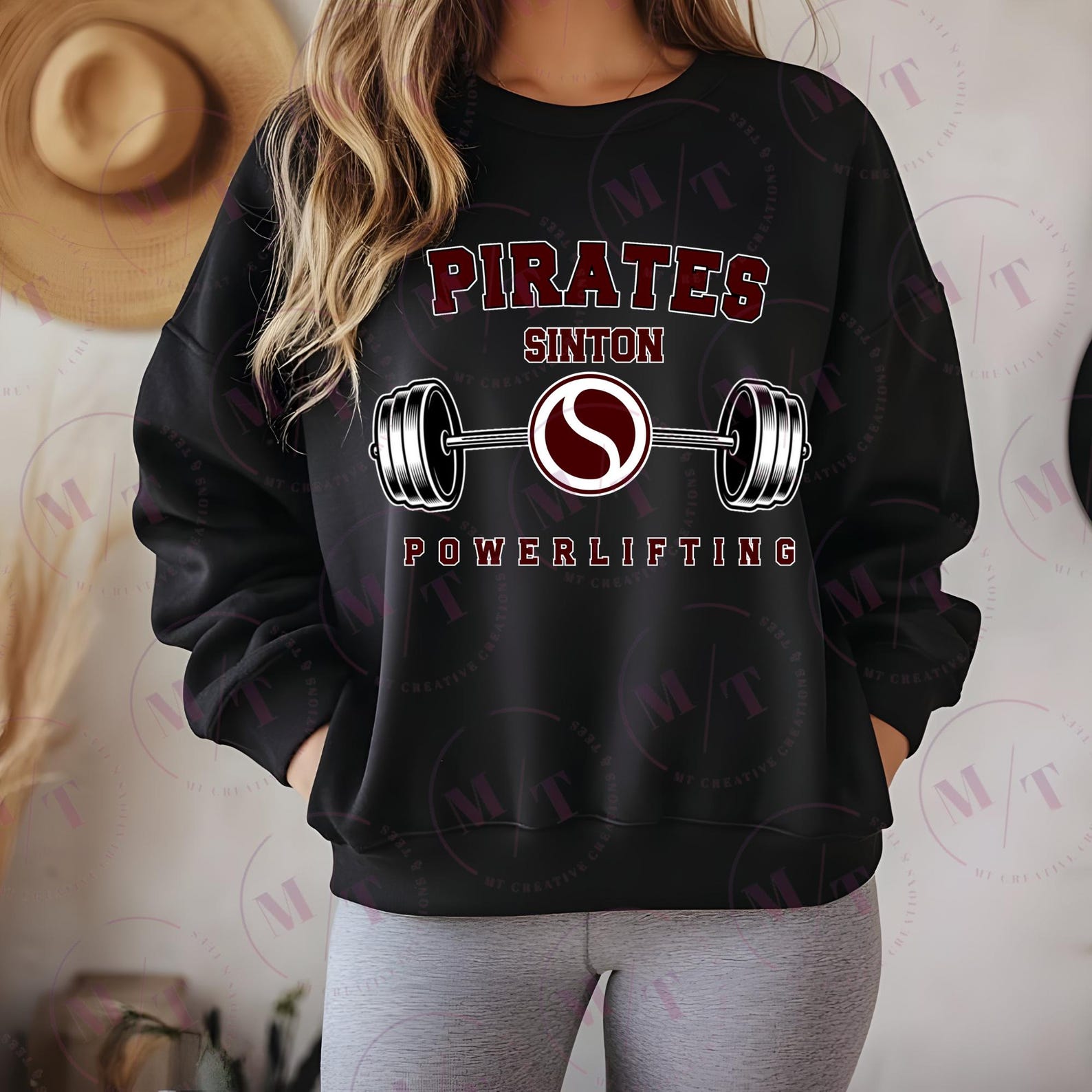 Sinton Pirates Powerlifting PNG File - Etsy