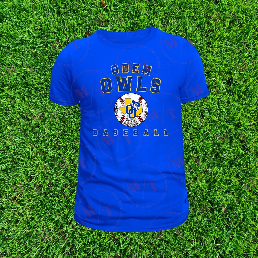 Odem Owls Baseball PNG File - Etsy