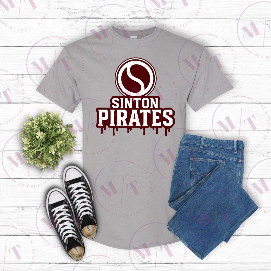 Sinton Pirates Drip PNG - Etsy