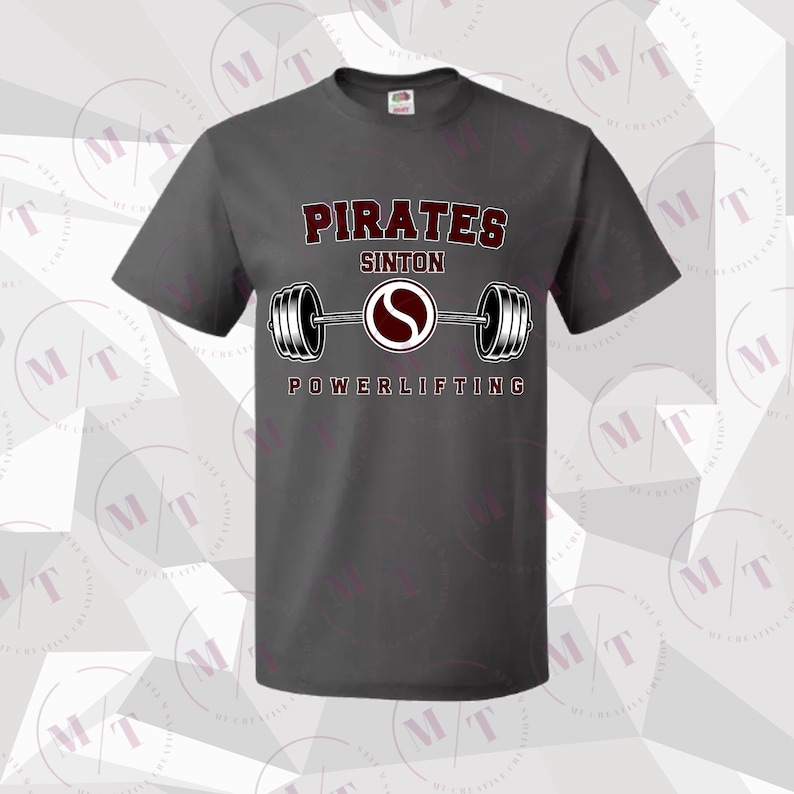 Sinton Pirates Powerlifting PNG File - Etsy