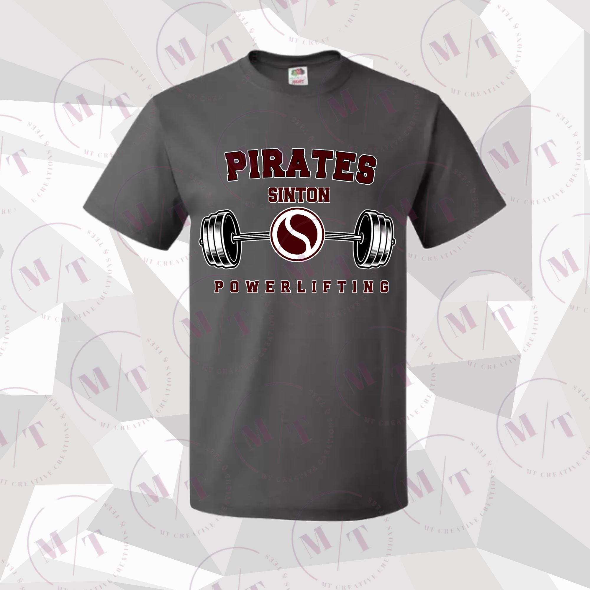 Sinton Pirates Powerlifting PNG File - Etsy