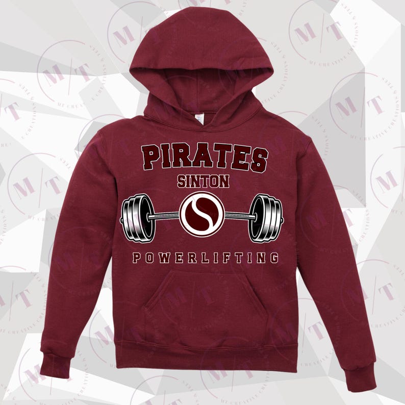 Sinton Pirates Powerlifting PNG File - Etsy