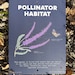 Native Plant Garden Sign | Pollinator Habitat Sign | Pollinator Garden ...