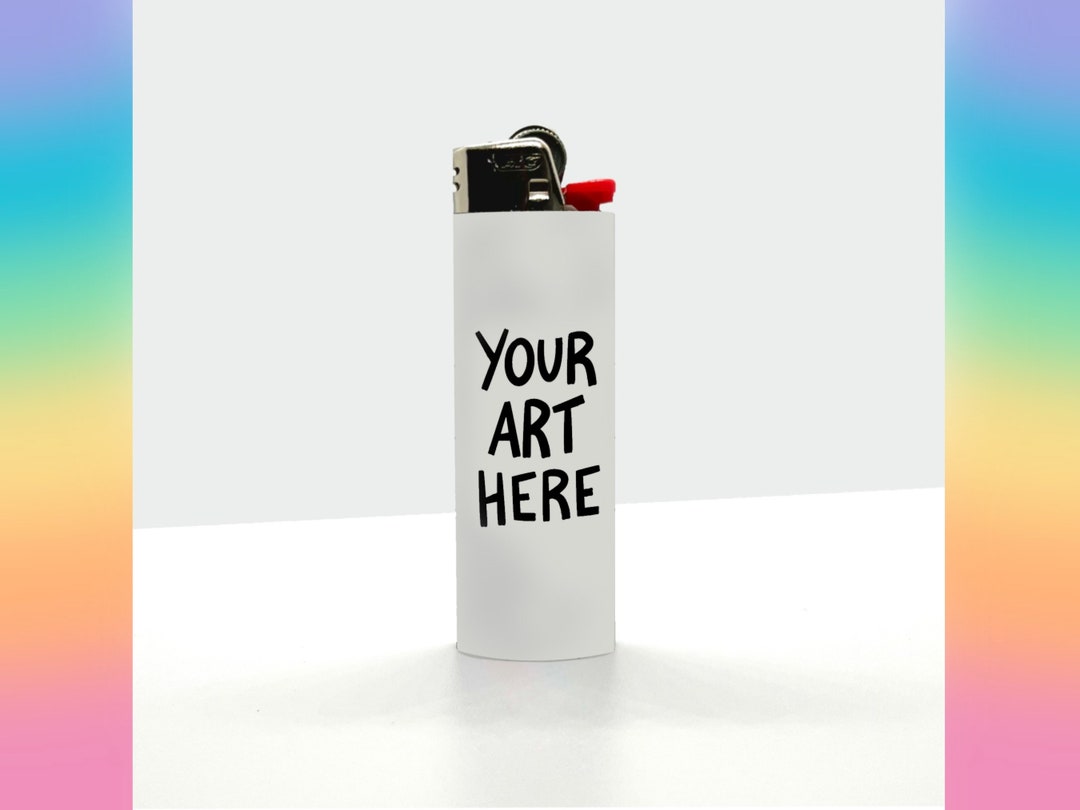 Custom Bic Lighter | Personalized Artwork Lighter | Bespoke Logo Bic ...