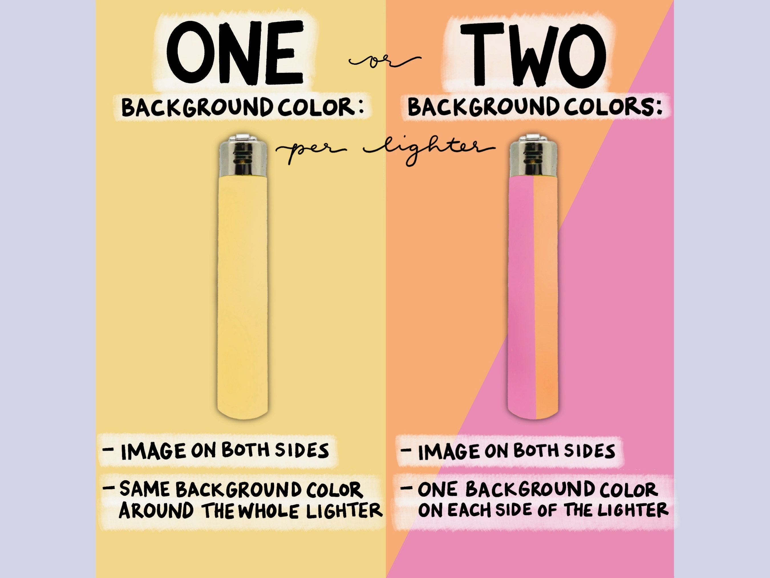 Custom Bic Lighter Personalized Artwork Lighter Bespoke Logo Bic ...