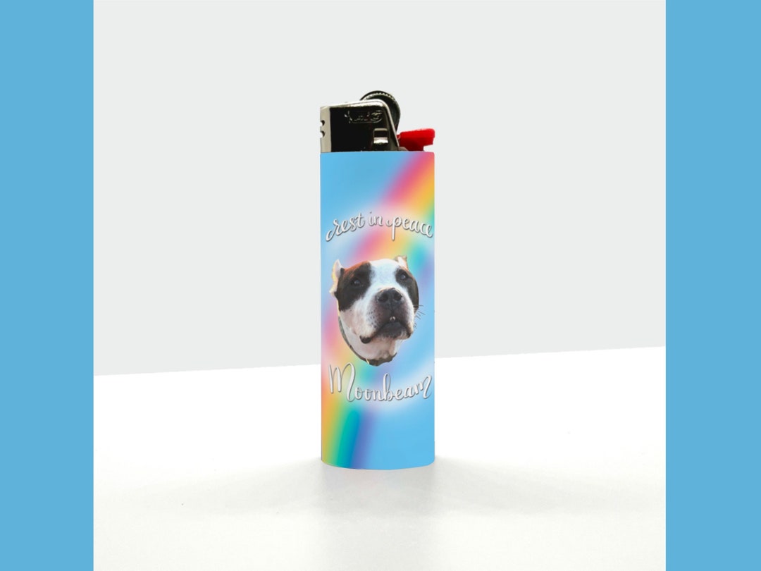 Personalized Rainbow Bridge Memorial Lighter | Personalized Photograph ...