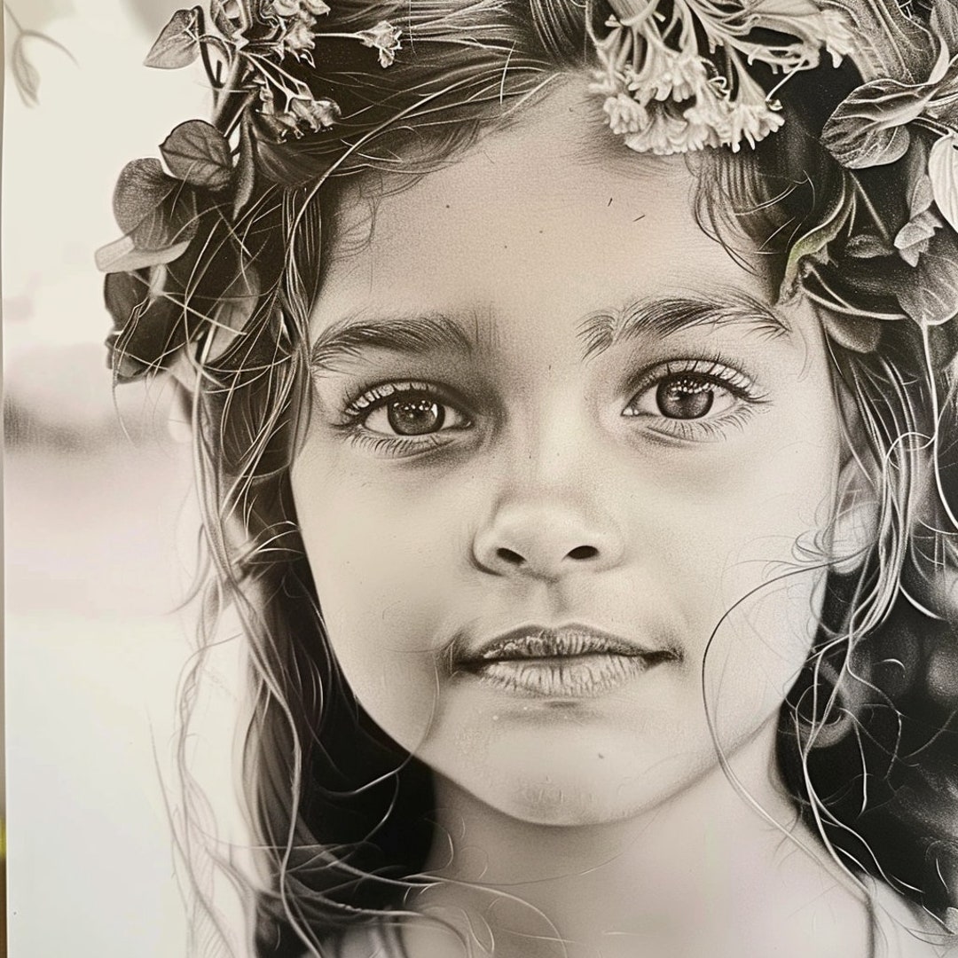 Trasform Photo as a Pixar Digital Art Pastel Drawing Charcoal Drawing ...