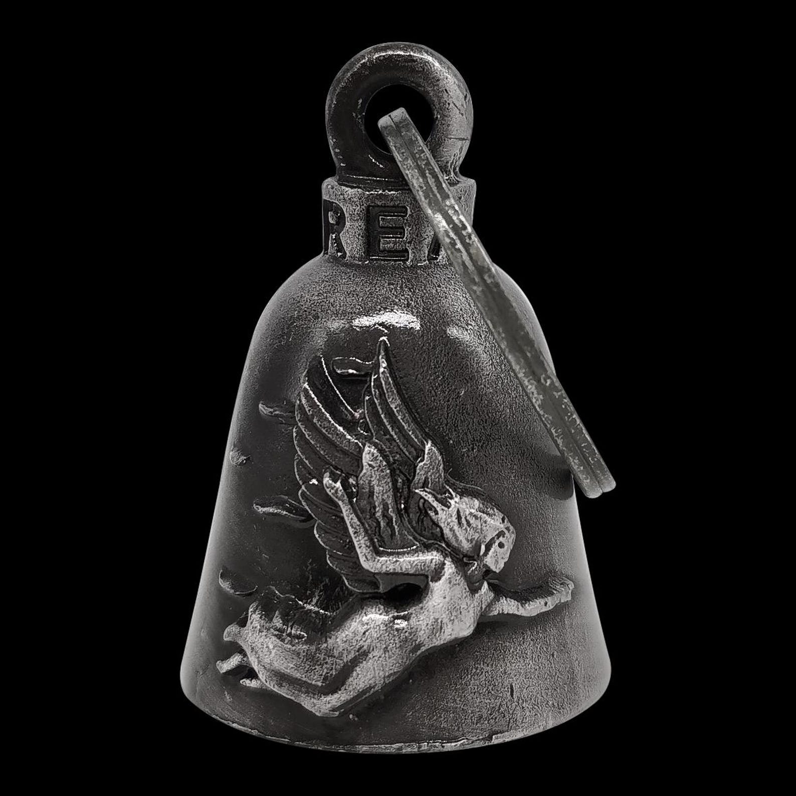 3D Motorcycle Guardian Bell: Good Luck Gremlin Biker Charm - Etsy