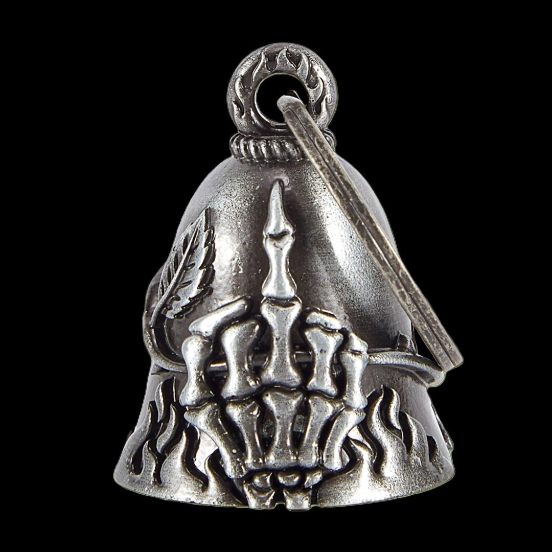 3D Motorcycle Middle Finger With Rose Guardian Bell: Good Luck Gremlin ...