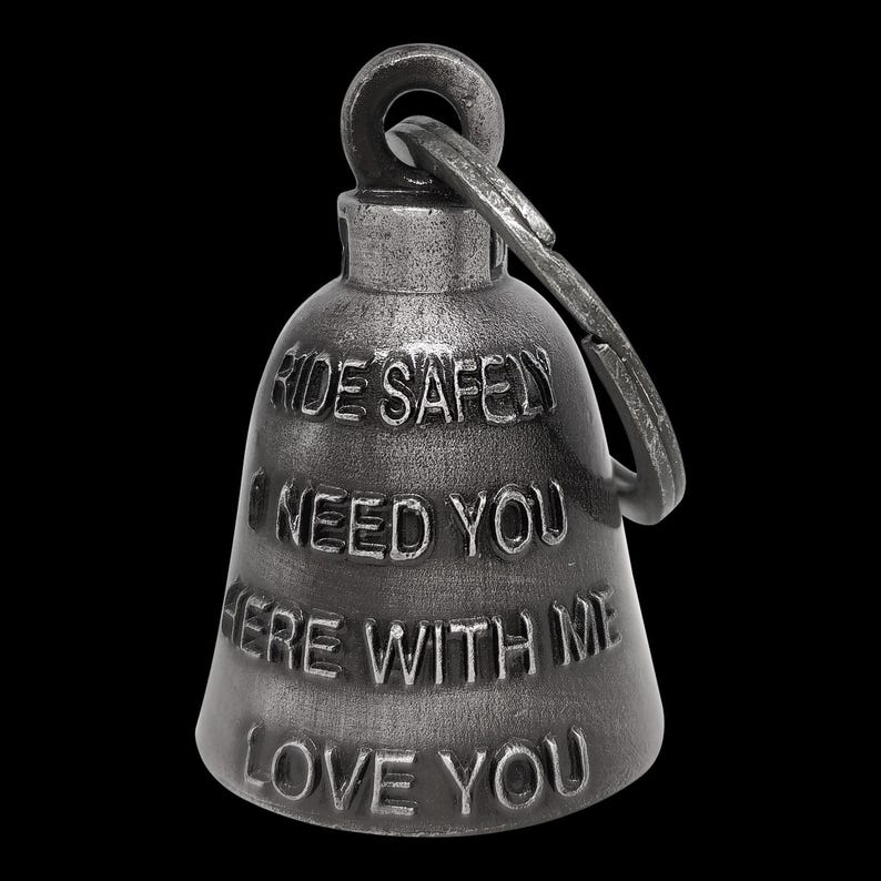 3D Motorcycle Guardian Bell: Good Luck Gremlin Biker Charm - Etsy