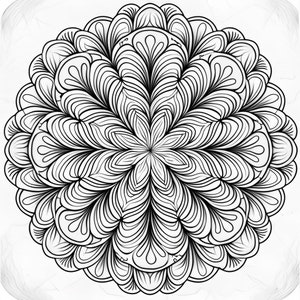 12 Mandala Coloring Pages for Adults Intricate Mandala Designs ...
