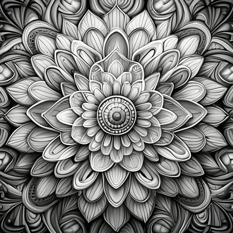 10 Hyper Detailed Mandala Coloring Pages for Adults Intricate and ...