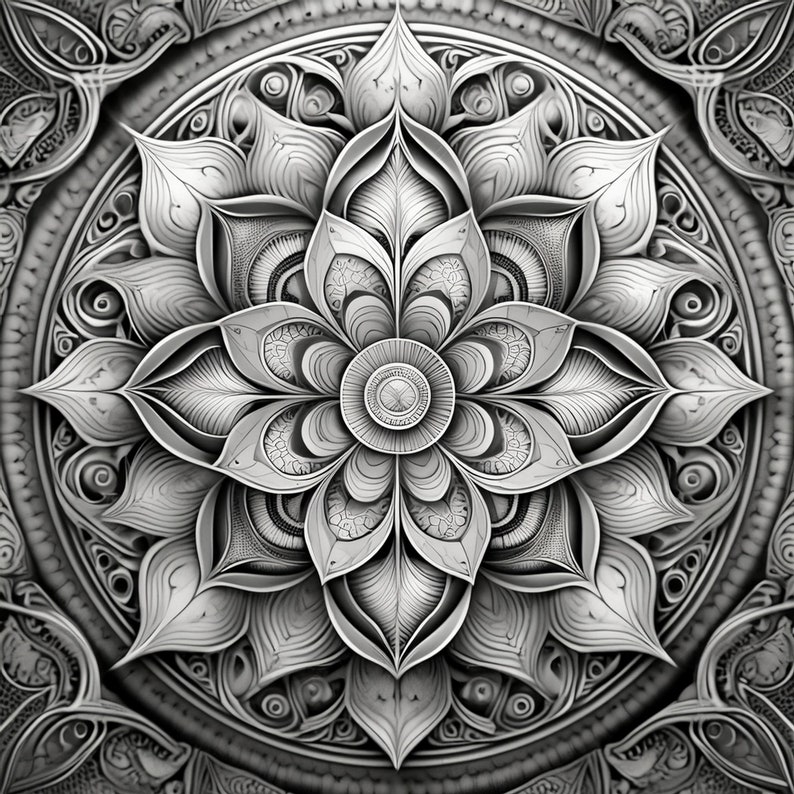 10 Hyper Detailed Mandala Coloring Pages for Adults Intricate and ...